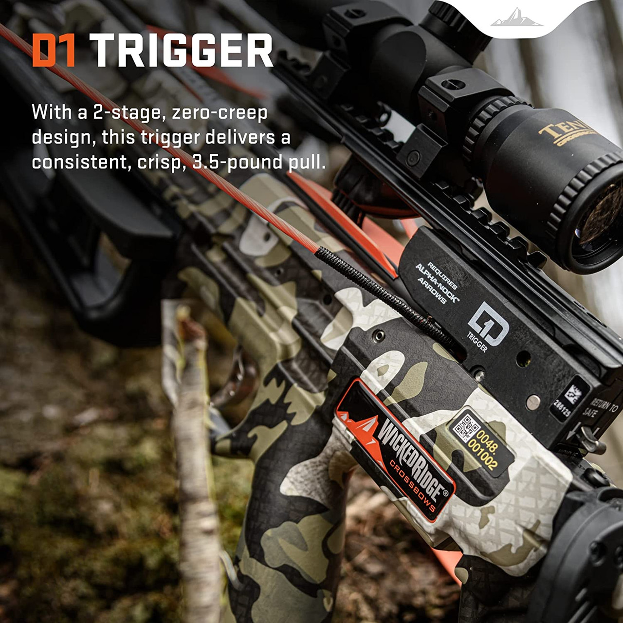 Wicked Ridge Raider 400 De-Cock Crossbow Peak XT Lighted 3X Pro-View ...