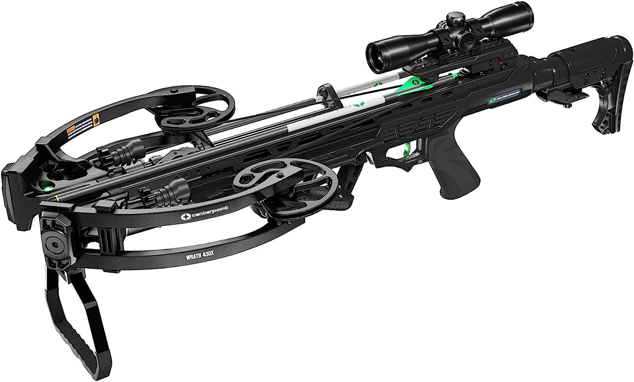 CenterPoint Archery Wrath 430X Crossbow Package W/ 4x32 Illuminated ...