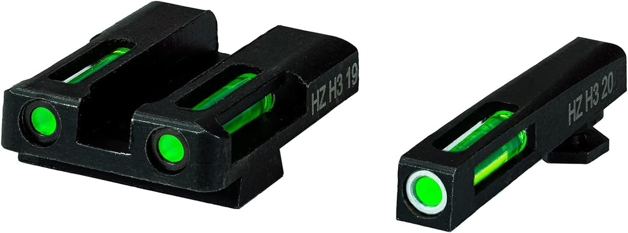 HIVIZ LiteWave Tritium/Litepipe 24hr Illumination Glocks 9MM/40 S&W/357 ...