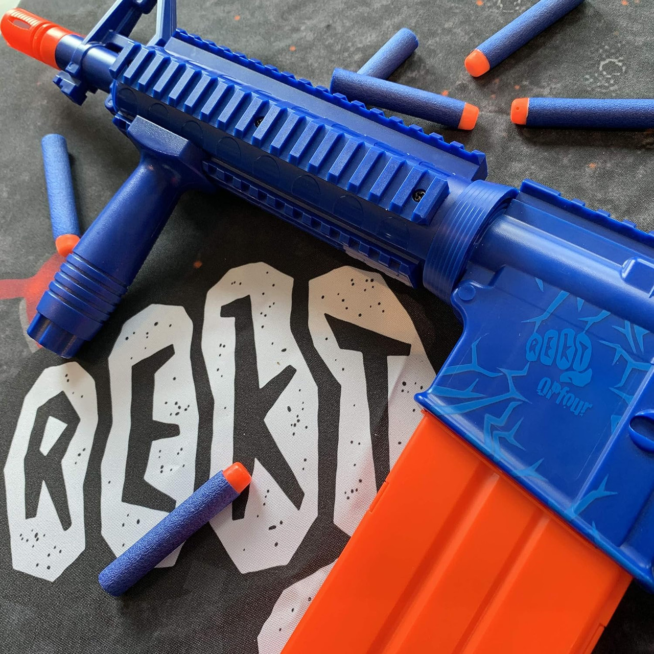 Umarex REKT OpFour CO2 Powered Foam Dart Launcher Gun - Blue - 2278702 ...