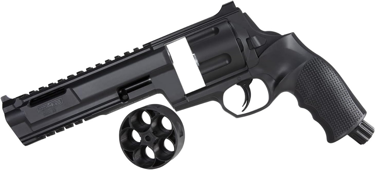 Umarex T4E Tactical Revolver 68 Cal Rubber Powder Paint Ball 5 Shots ...