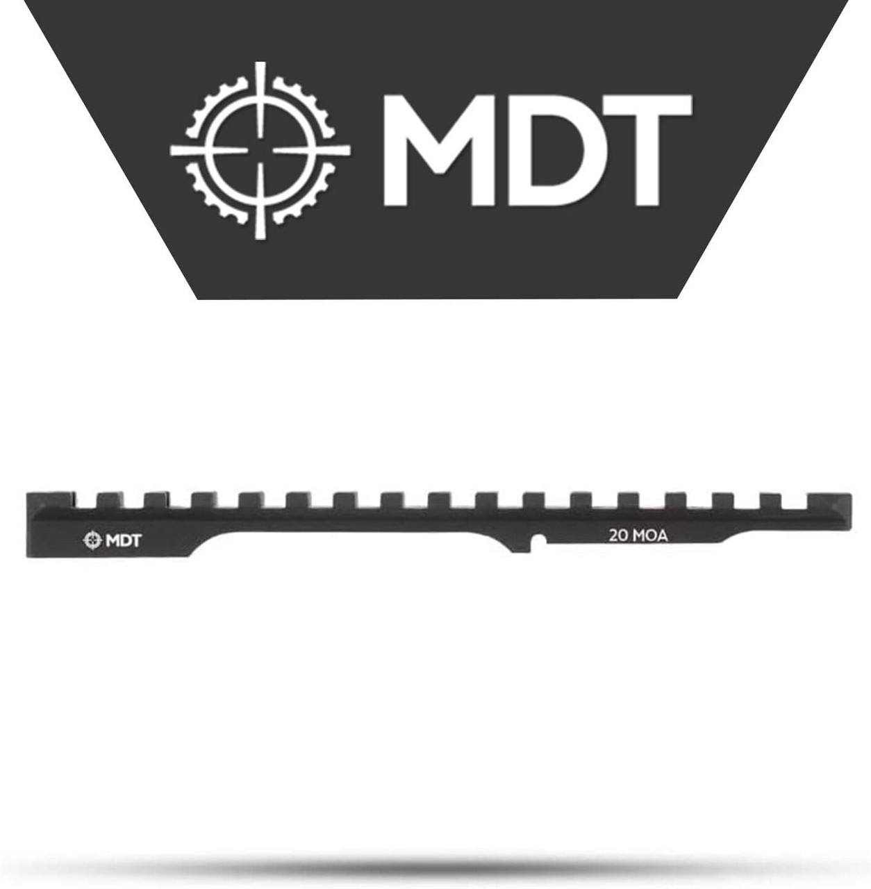 MDT Scope Base 20 MOA Picatinny Rail For Remington 700 Short Action ...