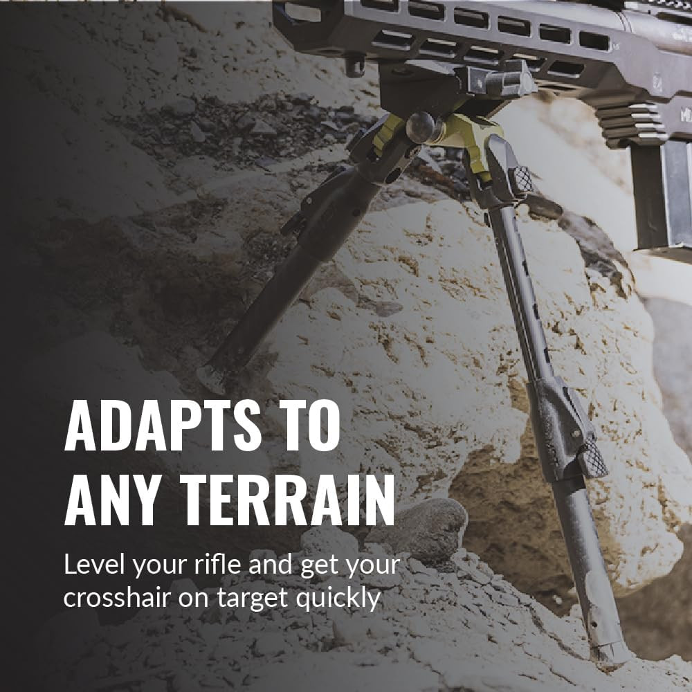 MDT GRND-Pod Hunting & Shooting Bi-Pod Cant Adjust RRS Dovetail/ARCA ...