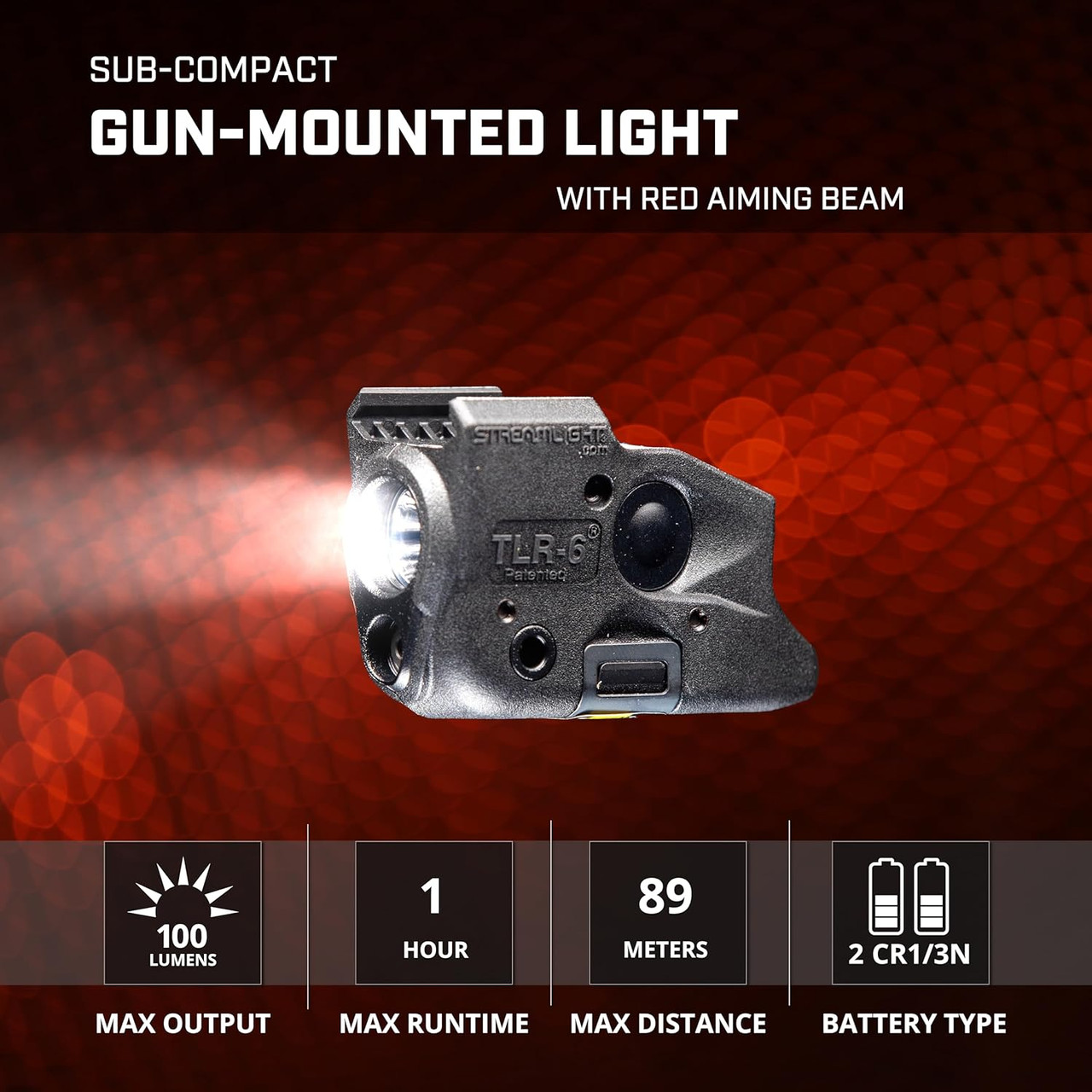 Streamlight TLR-6 Rail and Trigger Guard Laser/Light Combo, Most Glocks ...