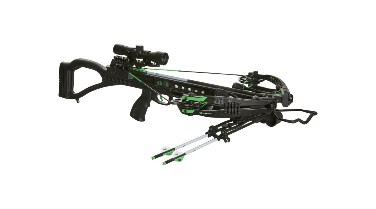 CenterPoint Archery AT400 Composite Crossbow 200LB Draw Weight - BLK ...
