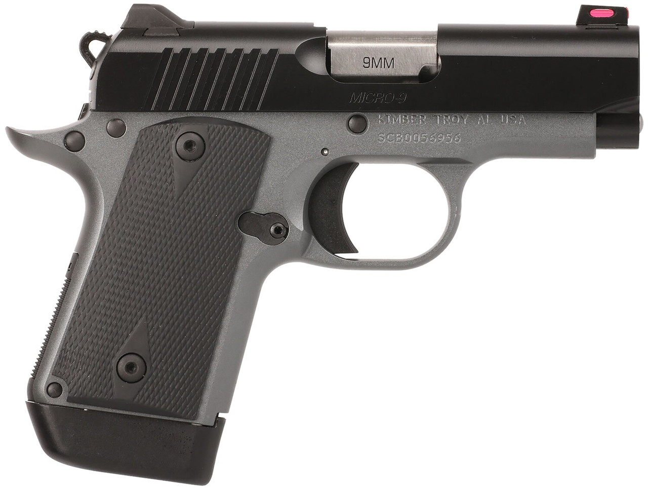 Kimber Micro 9 Shadow Ghost Custom 9mm Pistol 3300242 7+1 3" BBL ...