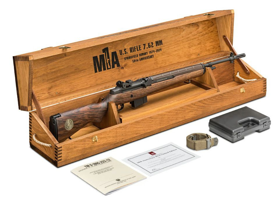 Springfield M1A 50th Anniversary MA910250TH 308 Win 22" BBL Wood ...