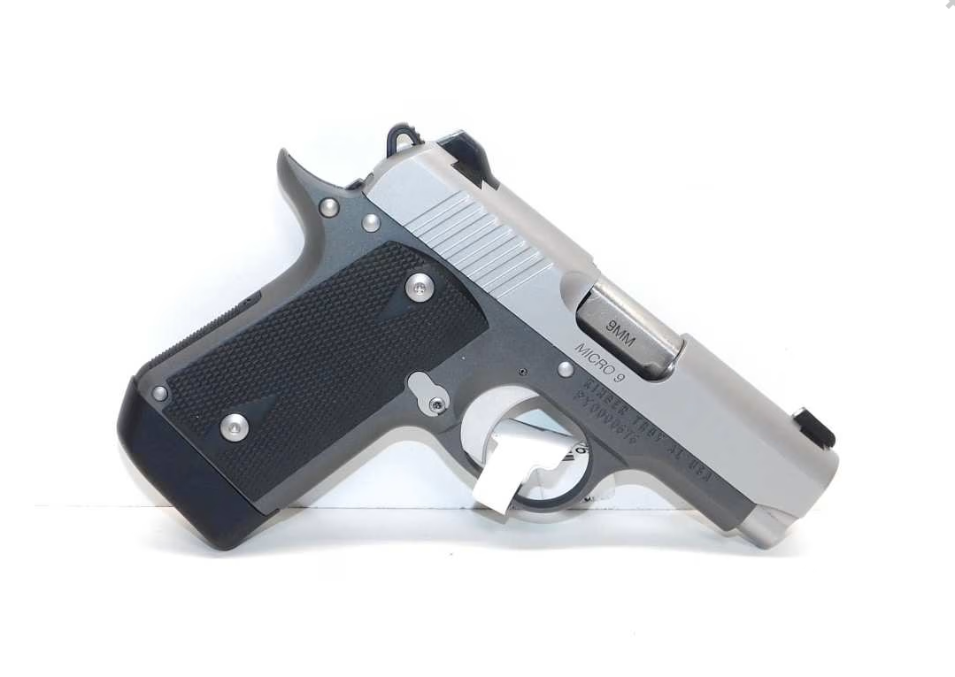Kimber 9mm Cinder Micro 9 3" BBL Pistol 3700885 Two Tone Black Grips ...