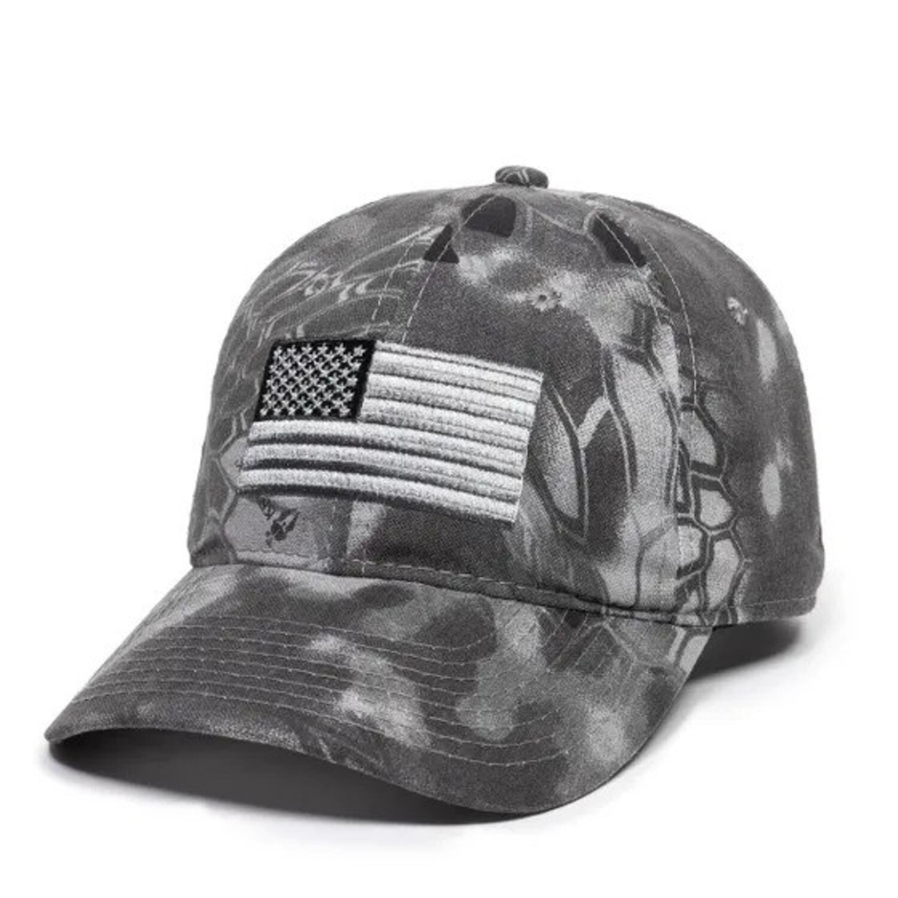 Outdoor Cap Kryptek Licensed Camo Flag Hat - Raid One Size Fits All ...