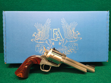 Freedom Arms Model 97 Six Shot 357 Magnum 5.5" BBL Stainless Winewood ...