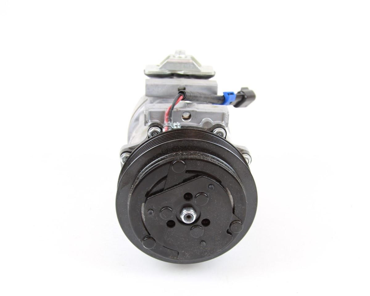 AC Compressor - Pad Side Mount Base - Cat or Cummins 6 Groove