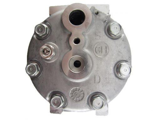 AC Compressor - Pad Top Mount Base - Rear Ports - Detroit 8 Groove
