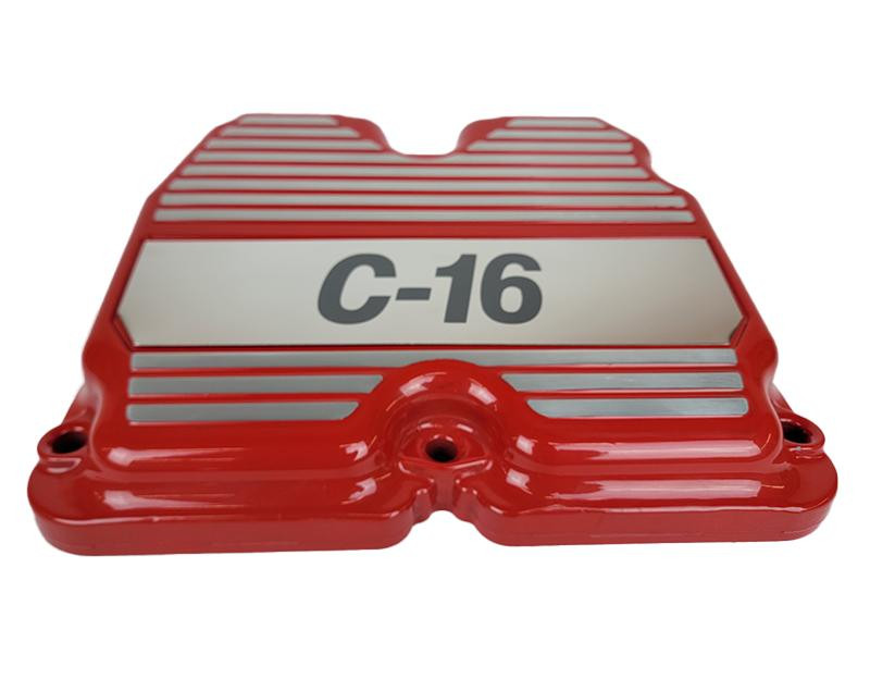 Valve Cover Badge Kit - Cat C15/3406E - Polished Stainless
