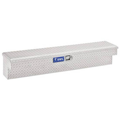 Bright Diamond Plate Aluminum 36 Inch Truck Side Tool Box Mounts On ...