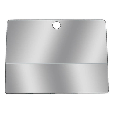 KENWORTH T600 YEAR 1990 STAINLESS STEEL GLOVE BOX COVER WOUT CUTOUT FOR ...