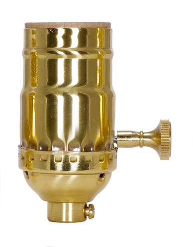 3 Way 2 Circuit Turn Knob Socket w/Removable Knob