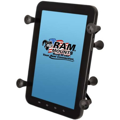 RAM MOUNTS X-GRIP TABLET HOLDER WITH 1 INCH BALL SPRING LOADED HOLDER ...