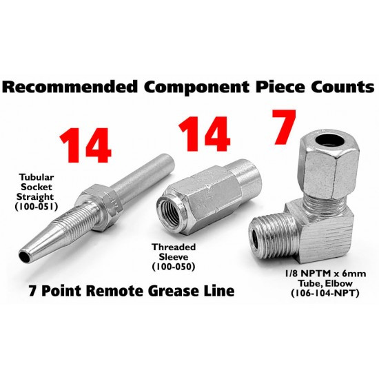 07 Point Remote Grease Manifold Kit