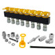 8 Point Remote Grease Manifold Kit - Complete with Fittings, Hose and ...