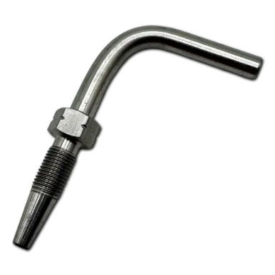 Hose Studs 90° - Stainless for 8.6mm OD High-Pressure Hose