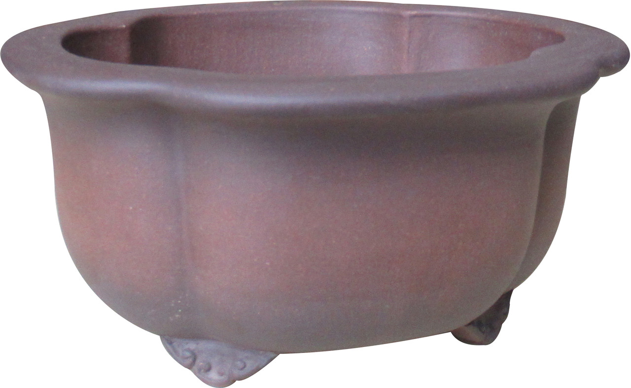 10" Rectangular Irregular Unglazed Bonsai Pot