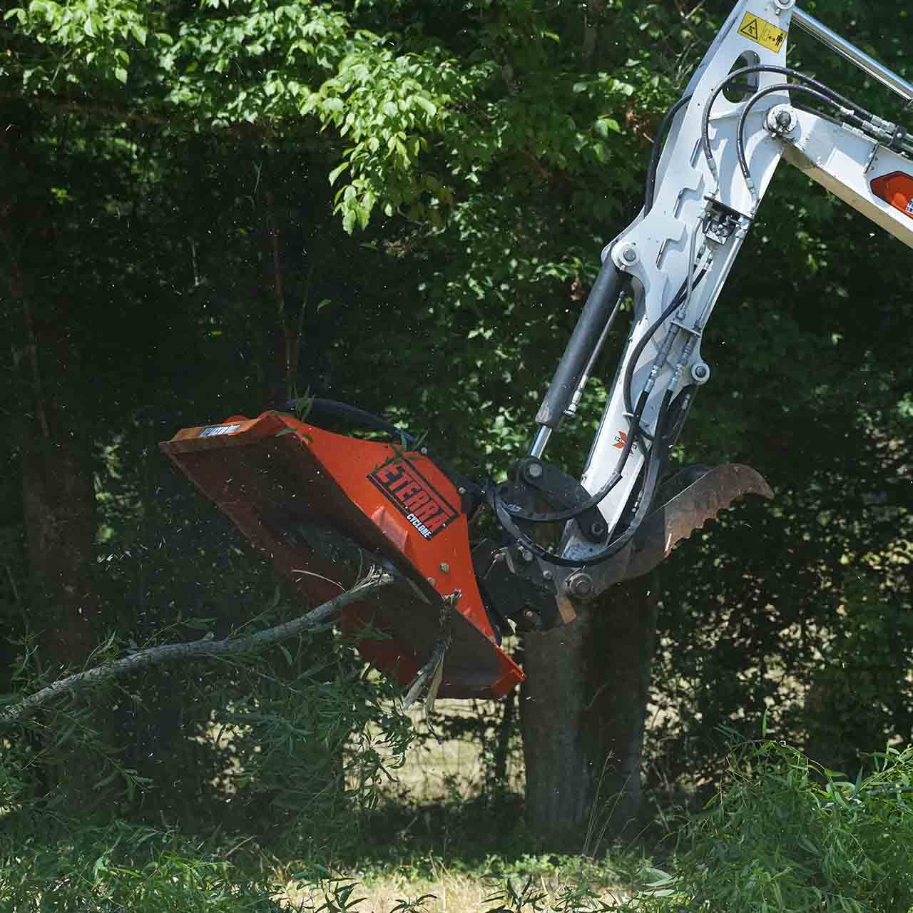 Cyclone Excavator Rotary Mower | Eterra Attachments