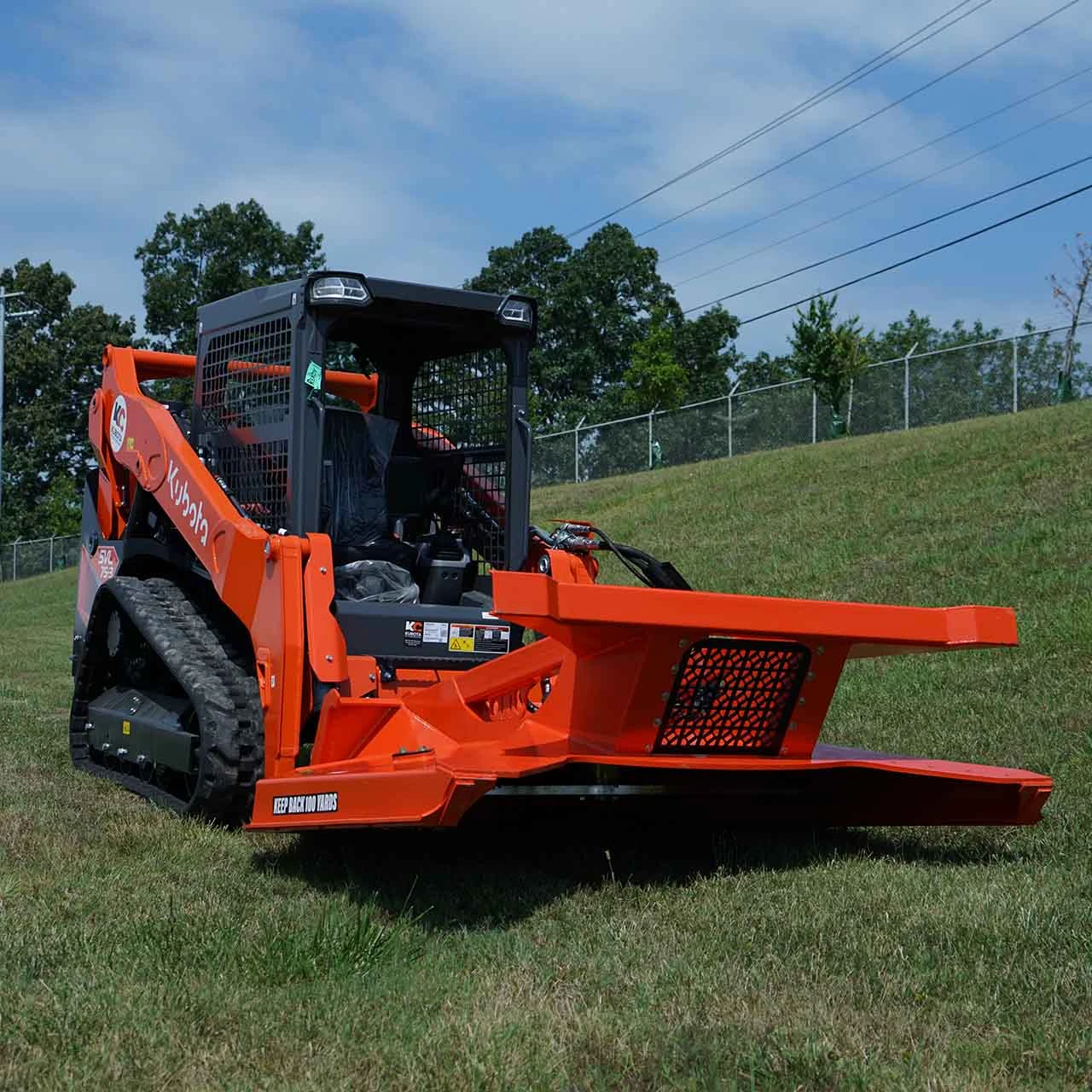Skid Steer Bush Hog Attachment Loader Mounted Brush Hog For Tractors