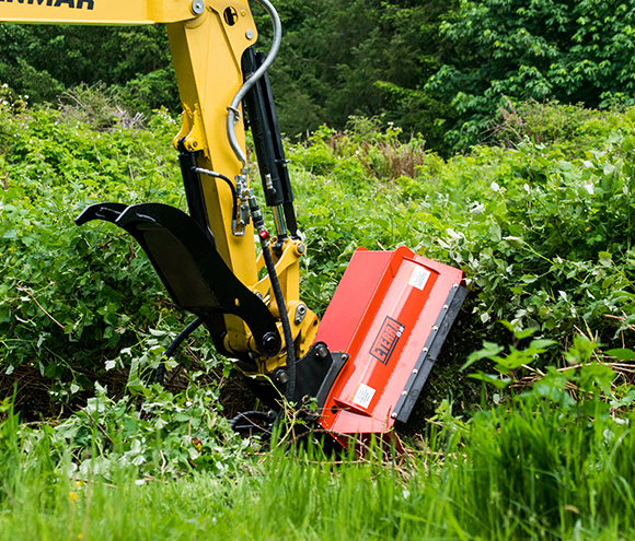 THE FLAIL BRUSH MOWER FROM ETERRA ATTACHMENTS AVAILABLE FOR EXCAVATORS ...