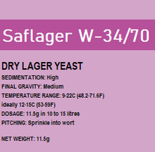 SafLager W-34/70 German Lager Dry Yeast | Farmhouse Brewing Supply