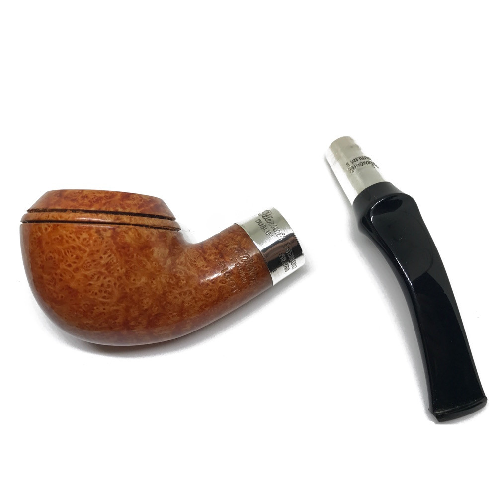 Peterson - 999 Sterling Silver Spigot (Natural Finish) - GQ Tobaccos