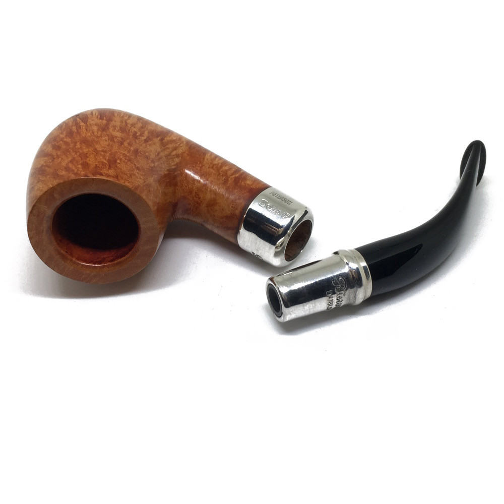 Peterson - 69 Sterling Silver Spigot (Natural Finish) Black Stem - GQ ...