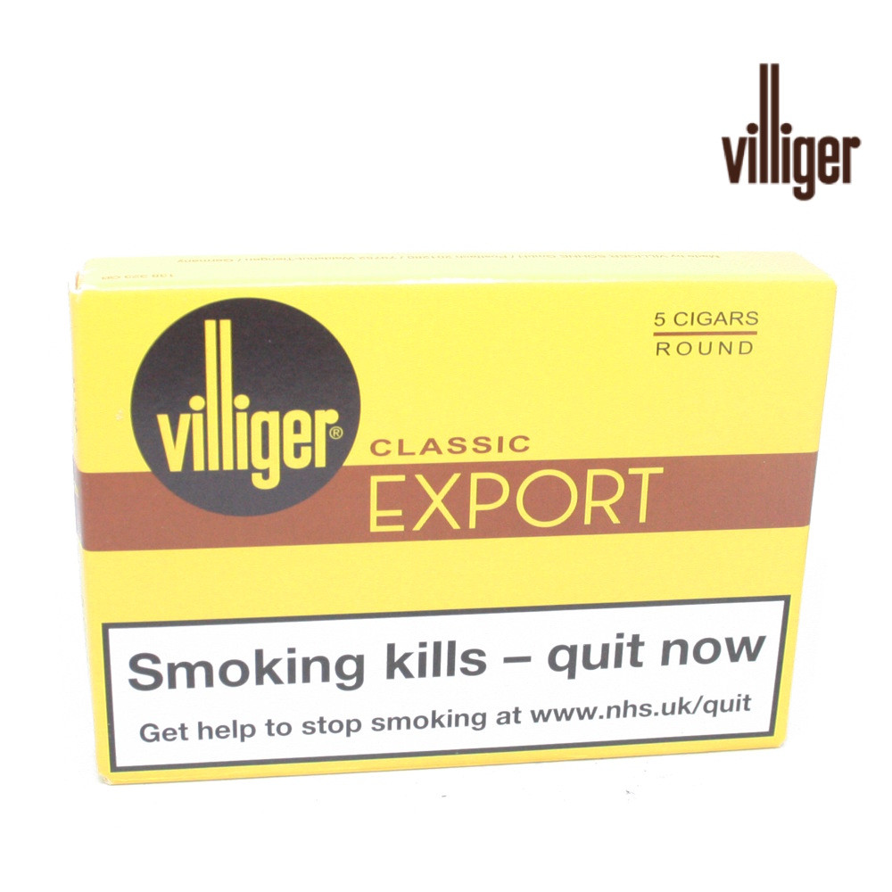 Villiger - Export Round - Pack of 5 Cigars - GQ Tobaccos