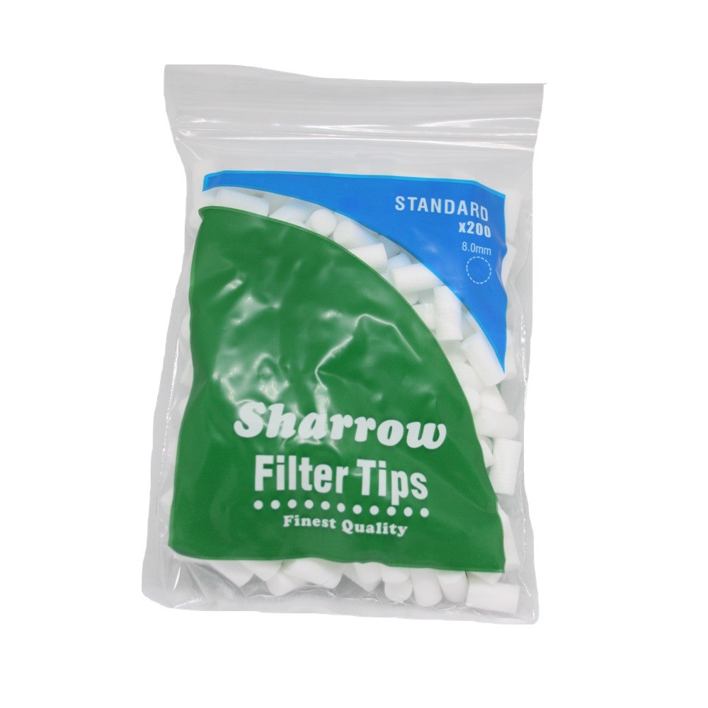 Sharrow - Standard Tips 8mm - 200 Filters - GQ Tobaccos
