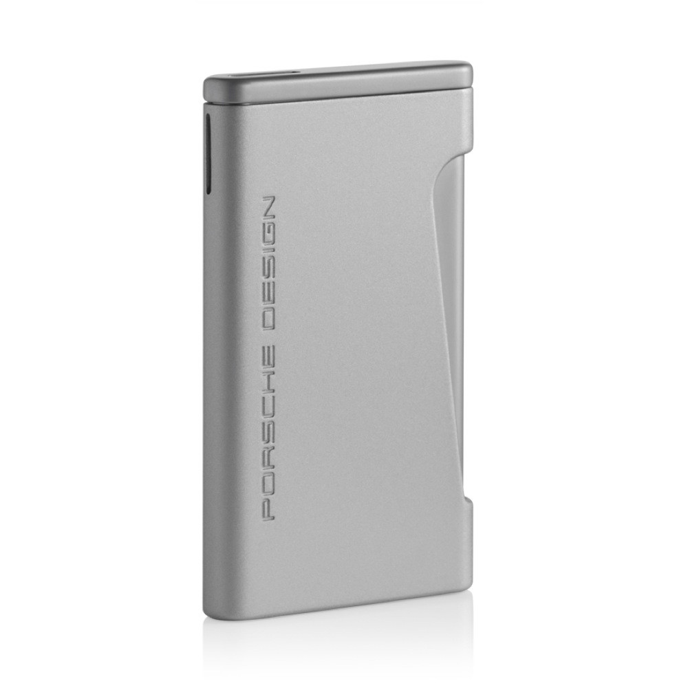 Porsche Design - Flat Flame Cigar Lighter - Silver - GQ Tobaccos