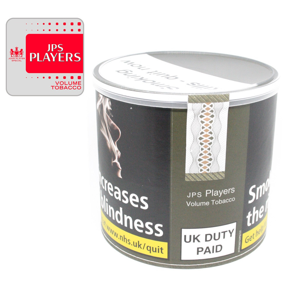 JPS Players Real Red - Volume Tubing Tobacco - 50g Tub - GQ Tobaccos