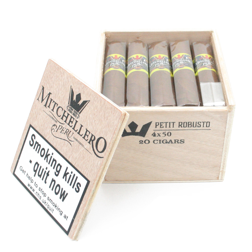 Mitchellero Peru - Petit Robusto - Box of 20 Cigars - GQ Tobaccos