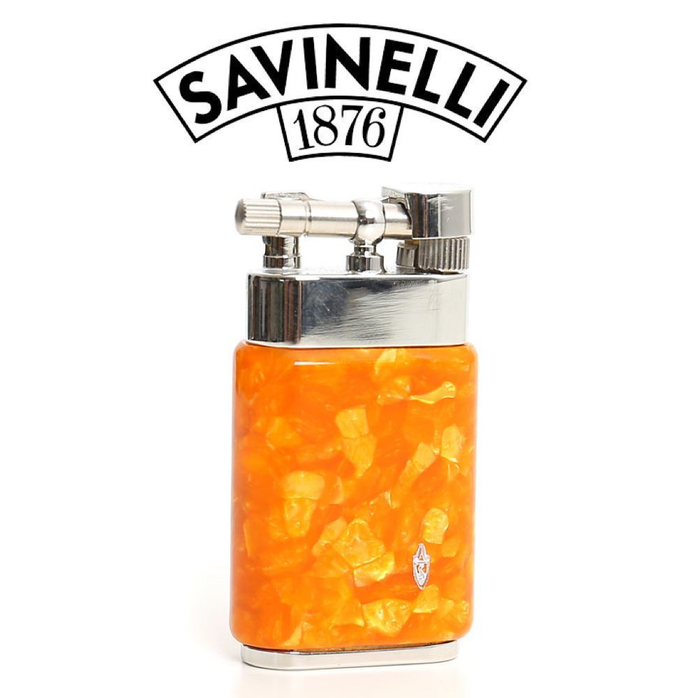Savinelli - Fantasy - Arancia Pipe Lighter - Angled Soft Flame