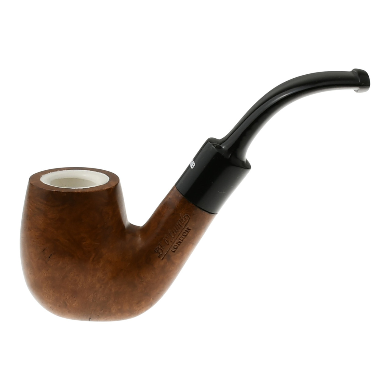 Dr Plumb - Meerschaum Lined - Extra Bent Billiard - 9mm Filter Pipe ...