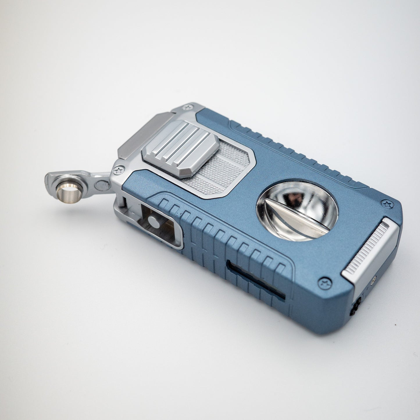 Mantis - Omni - Double Jet Flame Lighter - Cutter & Puncher - Blue