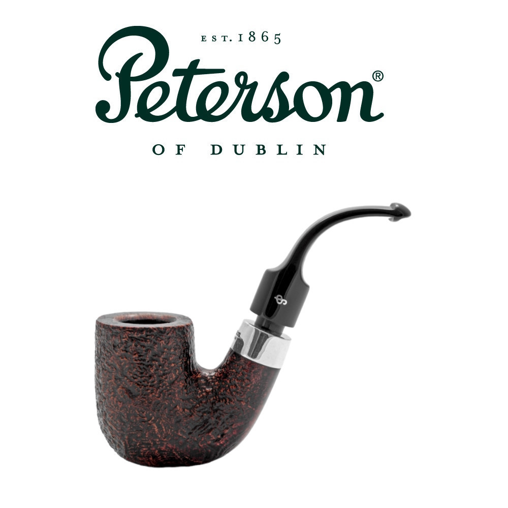 Peterson - Pub Pipe - Sandblast - P Lip - GQ Tobaccos
