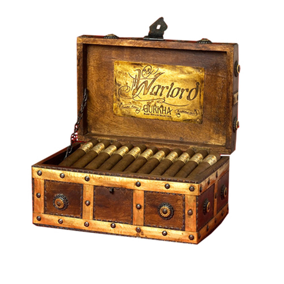 Gurkha - Limited Edition Warlord- Wooden Chest Humidor - Box of 33 ...