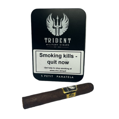 Trident Military Cigars - Petit Panatela - Tin of 5 Cigars - GQ Tobaccos
