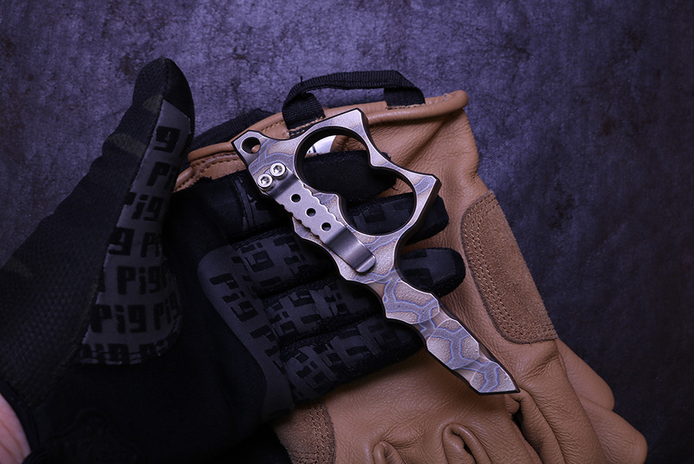 Raidops Custom Vulcan Titanium Knuckle - Tactical Elements Inc