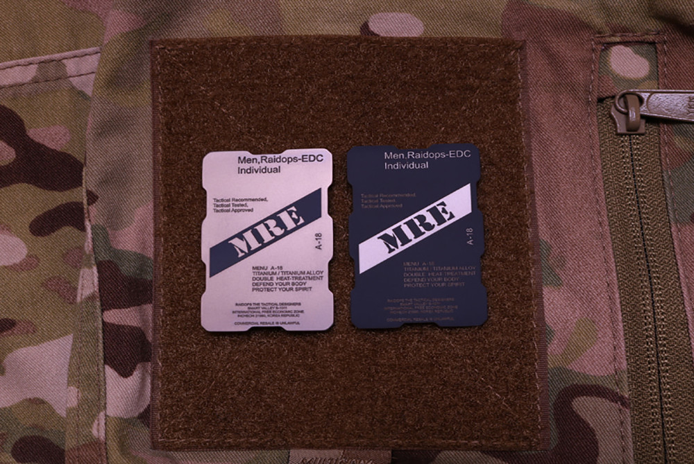 Raidops MRE Titanium Patch - Tactical Elements Inc