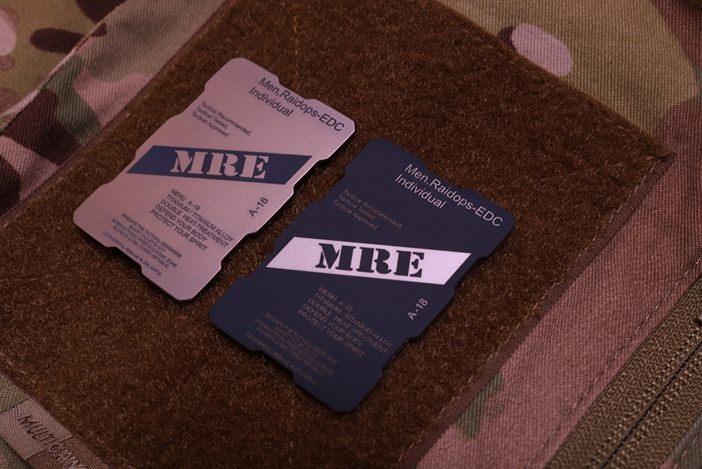 Raidops MRE Titanium Patch - Tactical Elements Inc