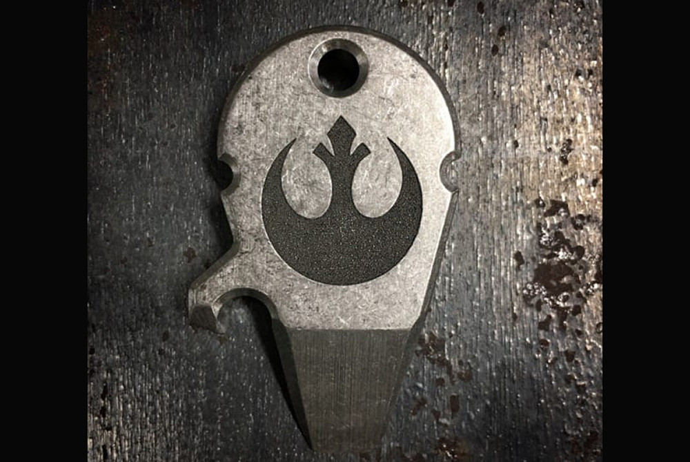 Zach Wood Strikeplate Titanium Rebel Alliance Super Falcon - Tactical ...