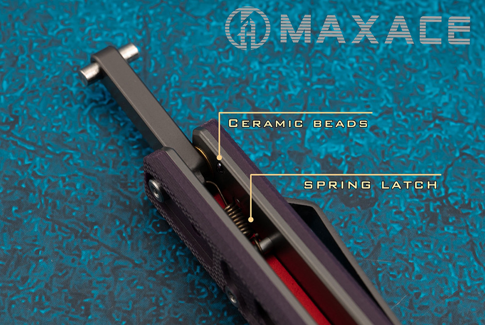 Maxace Knives MBIV Banshee V2 Butterfly Knife Drop Point Stonewash ...