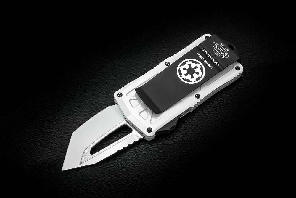 Microtech Knives Exocet T/E Stormtrooper Tanto CA Legal OTF Automatic ...