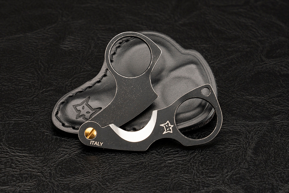 Fox Knives 747 BSW Cigar Club Cigar Cutter w/ Custom Carry Leather ...