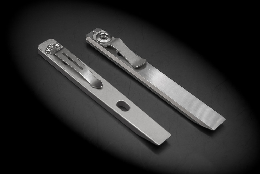 Zach Wood 5" Titanium Pocket Pry Jack of Clubs w/ 3 Hole Clip and ...